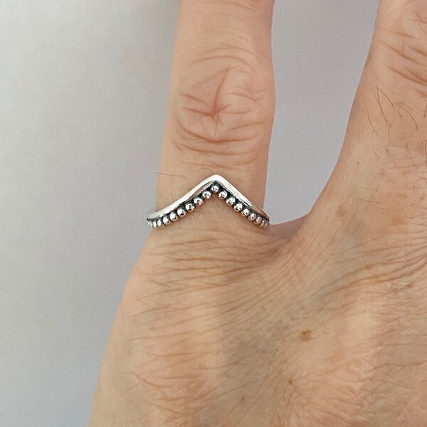 V Shape Ring - Etsy