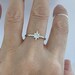 Sterling Silver Starlight Ring Silver Ring Star Ring - Etsy