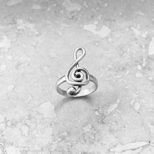 Music Note Ring - Etsy