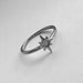Sterling Silver Starlight Ring Silver Ring Star Ring - Etsy