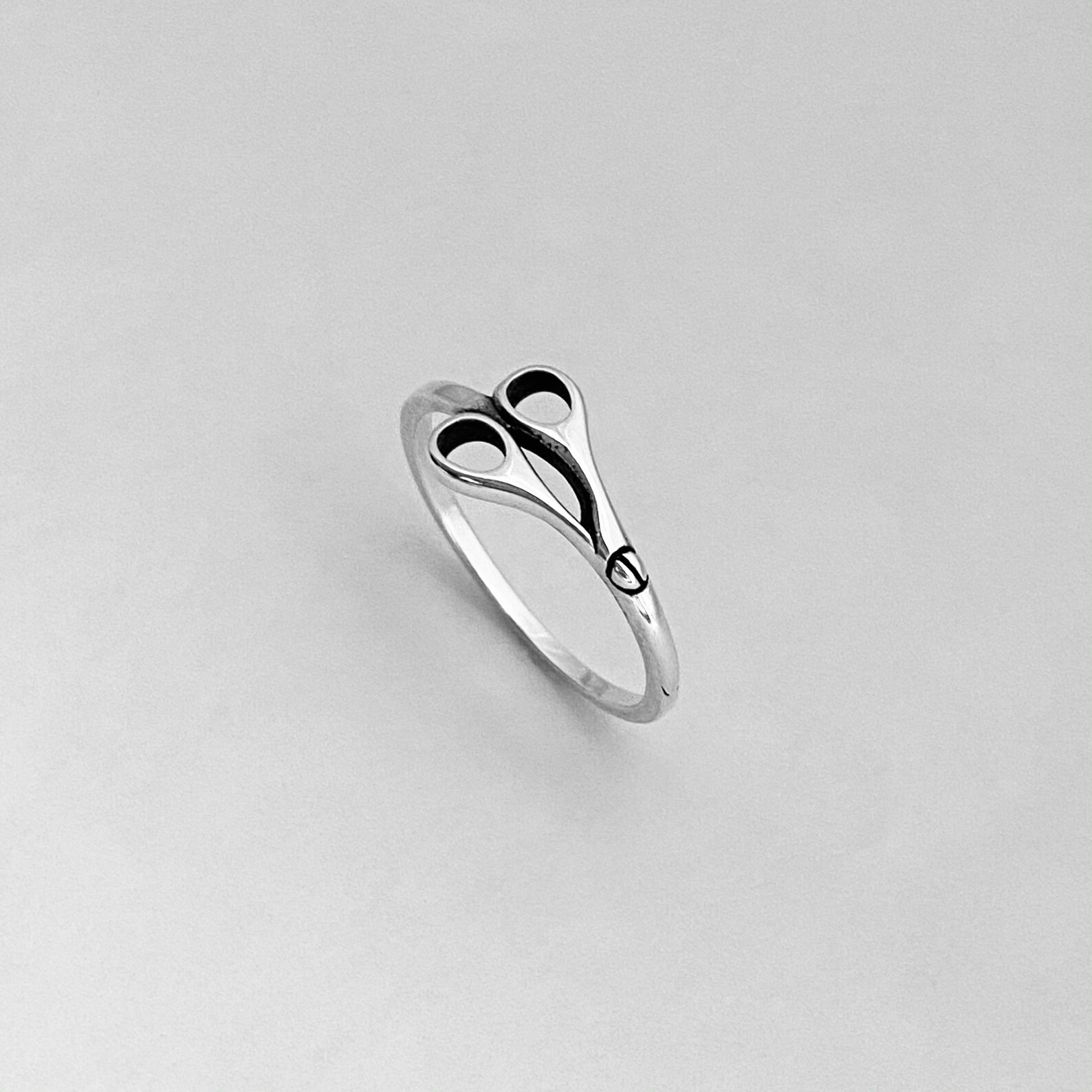 Sterling Silver Scissors Ring Hair Salon Ring Barber Ring - Etsy