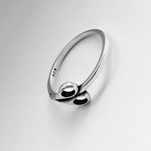 Sterling Silver Scissors Ring, Hair Salon Ring, Barber Ring, Silver ...