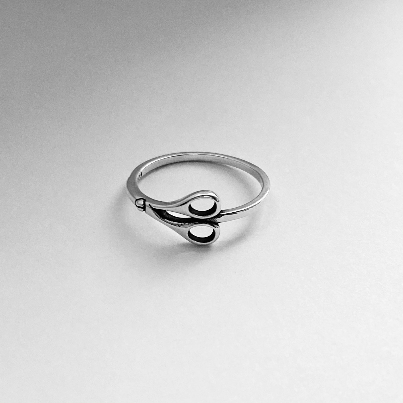 Sterling Silver Scissors Ring Hair Salon Ring Barber Ring - Etsy
