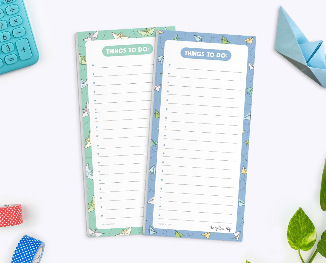 Set of 2 to Do List Notepad, Task Planner, to Do List Planner, to Do ...