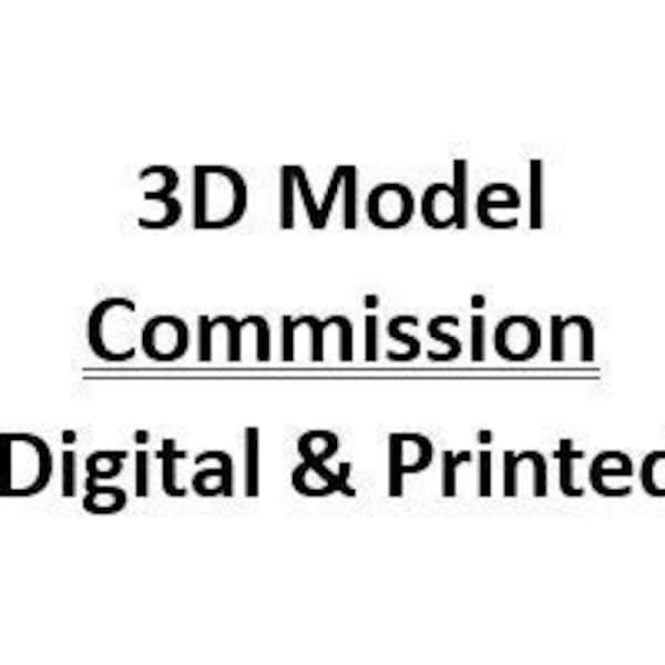 3d Model Commission - Etsy