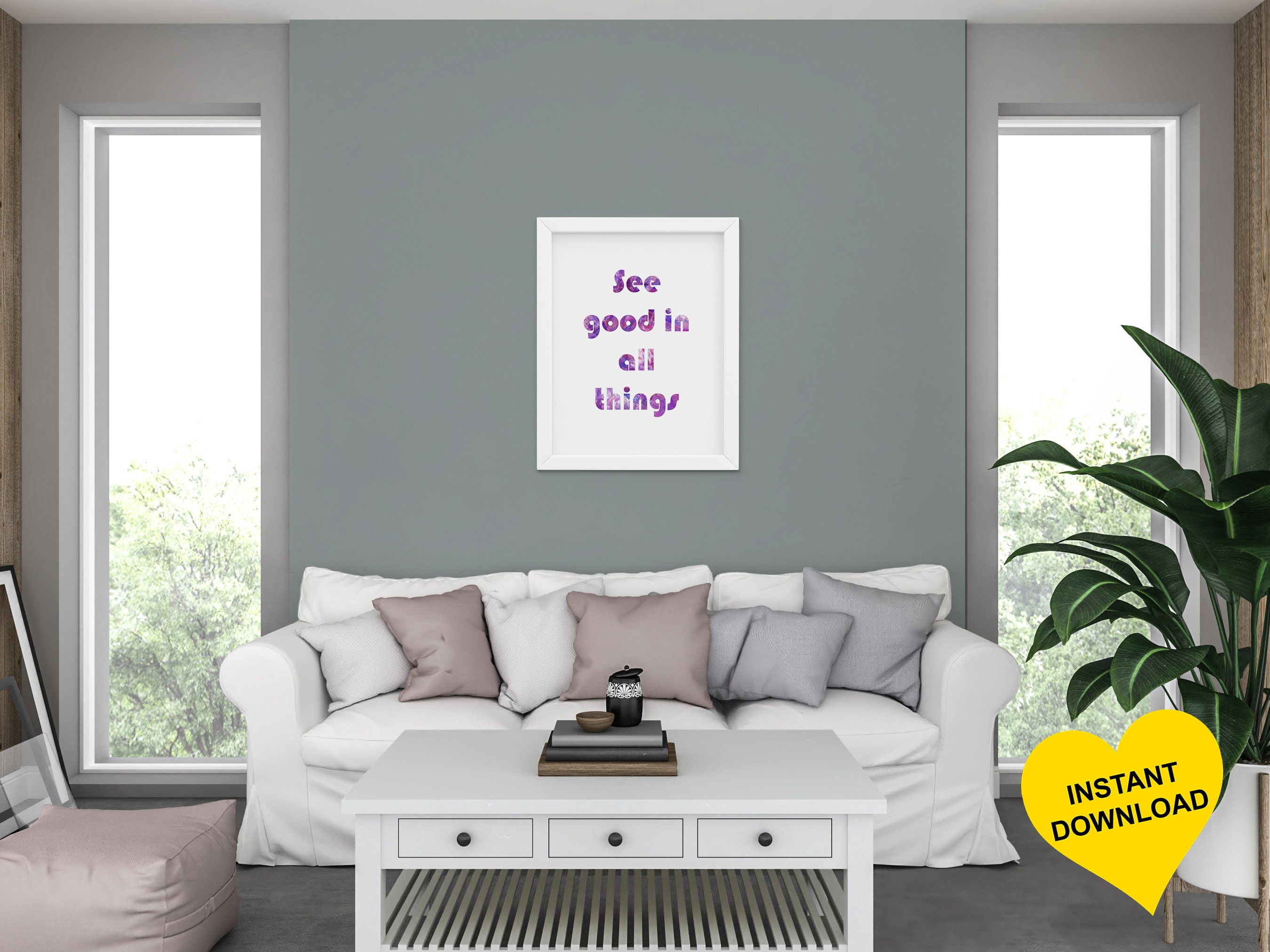 Digital Download see Good in All Things Printable Art, Digital Art ...