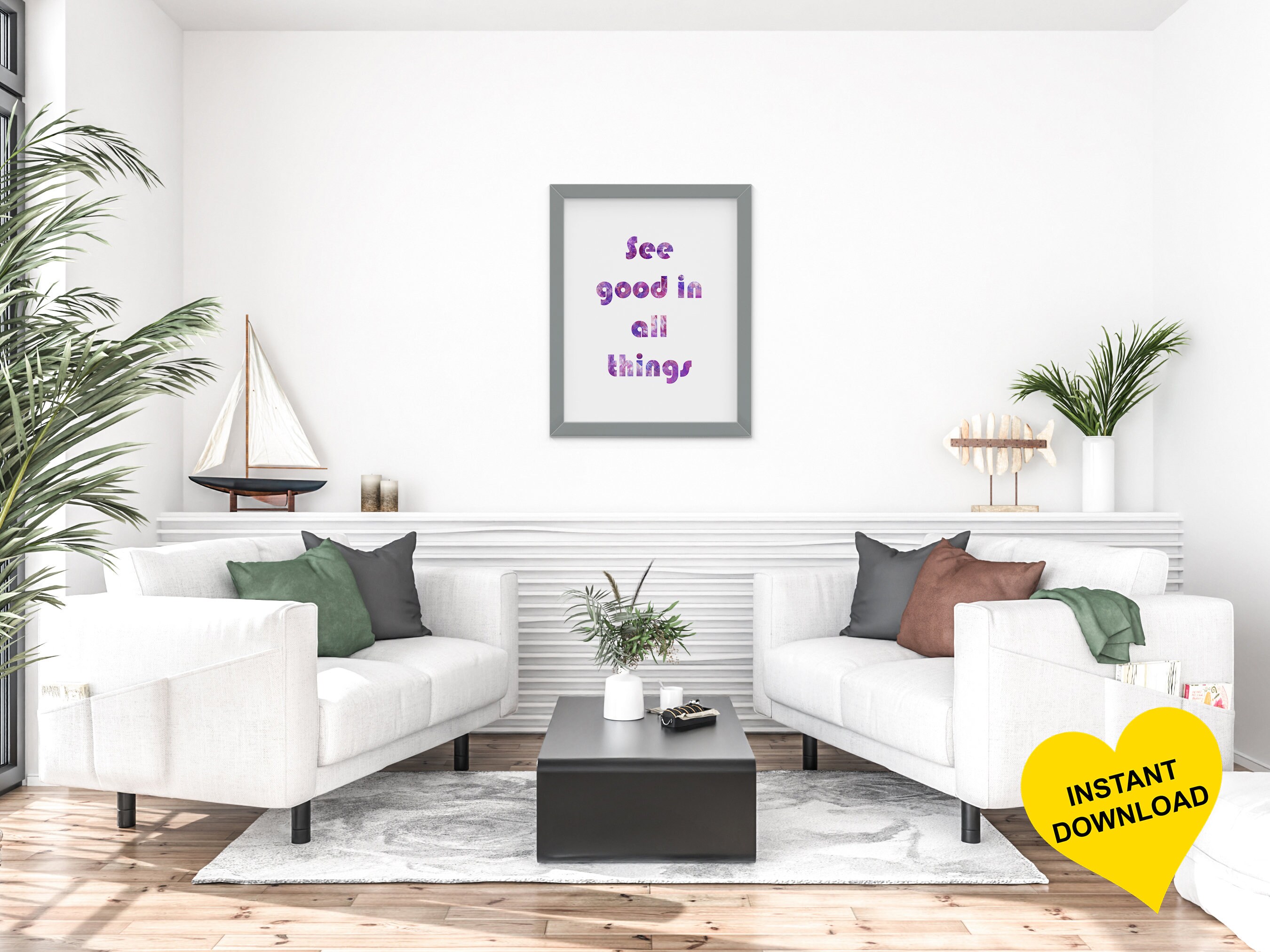 Digital Download see Good in All Things Printable Art, Digital Art ...