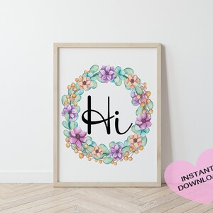 Printable Wall Art – Hi Sign Printing - Digital Art / High Quality ...