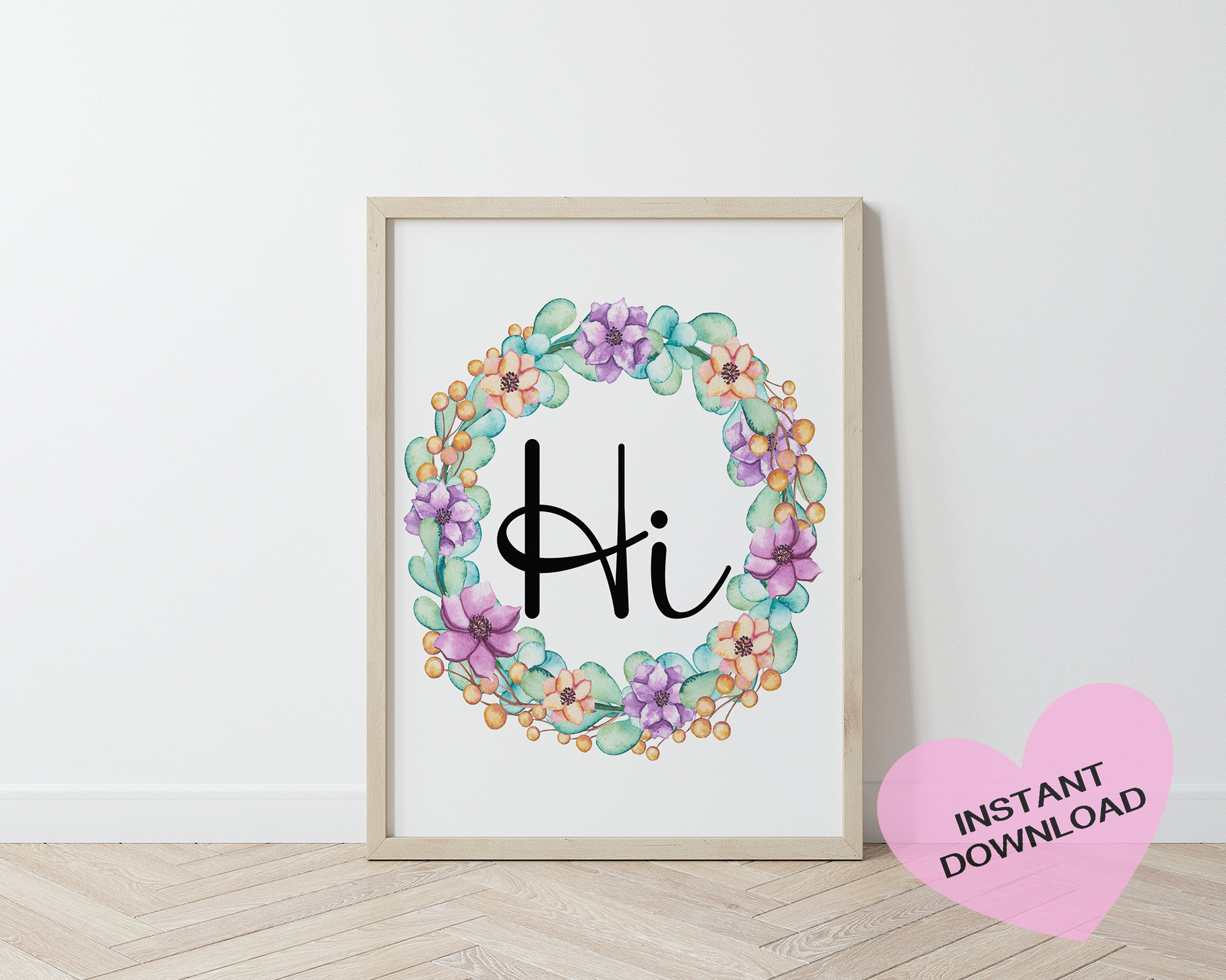 Printable Wall Art – Hi Sign Printing - Digital Art / High Quality ...