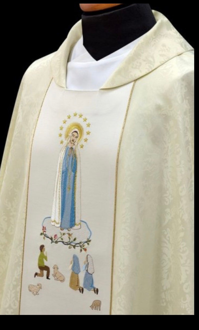 Marian Fatima Chasuble Vestments - Etsy