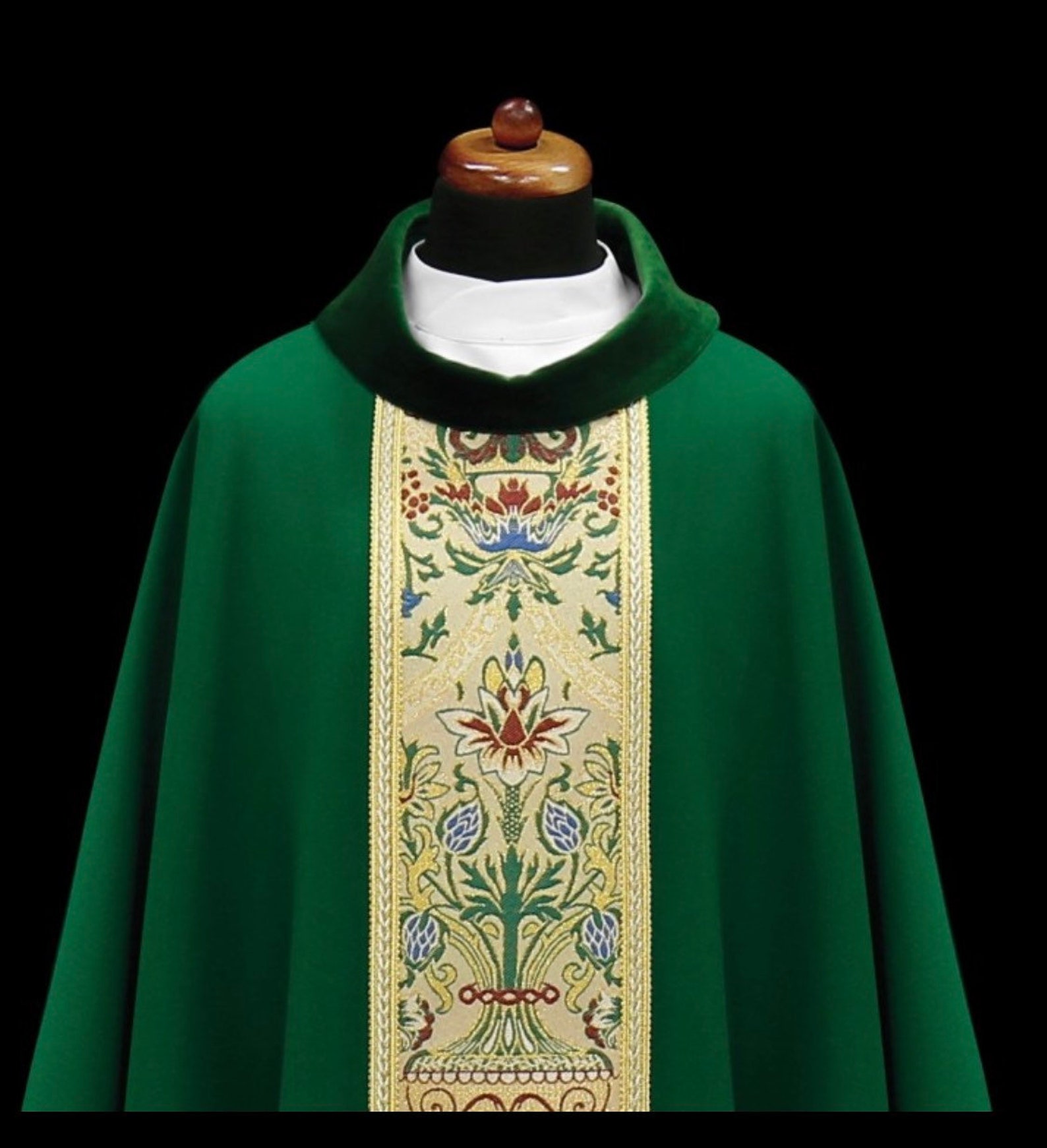 Green Chasuble Vestments Kasel Messgewand Casula Priestergewand Stole ...