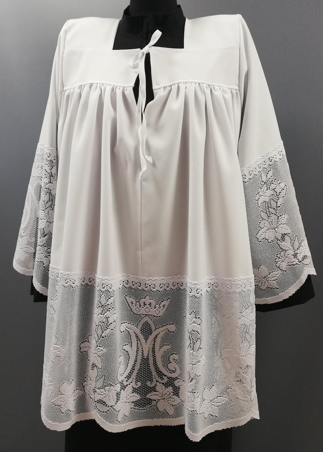 Marian Roman Style Lace Surplice Chasuble Vestments Cotta - Etsy