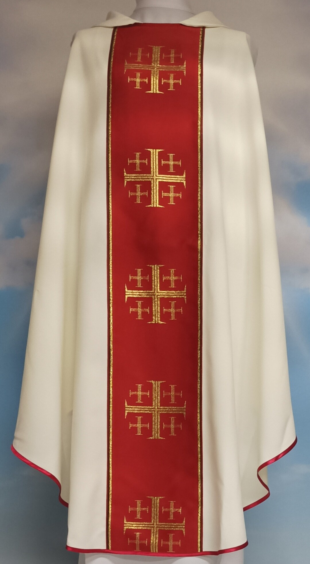 Cream With Italian Trim Chasuble Vestments - Etsy