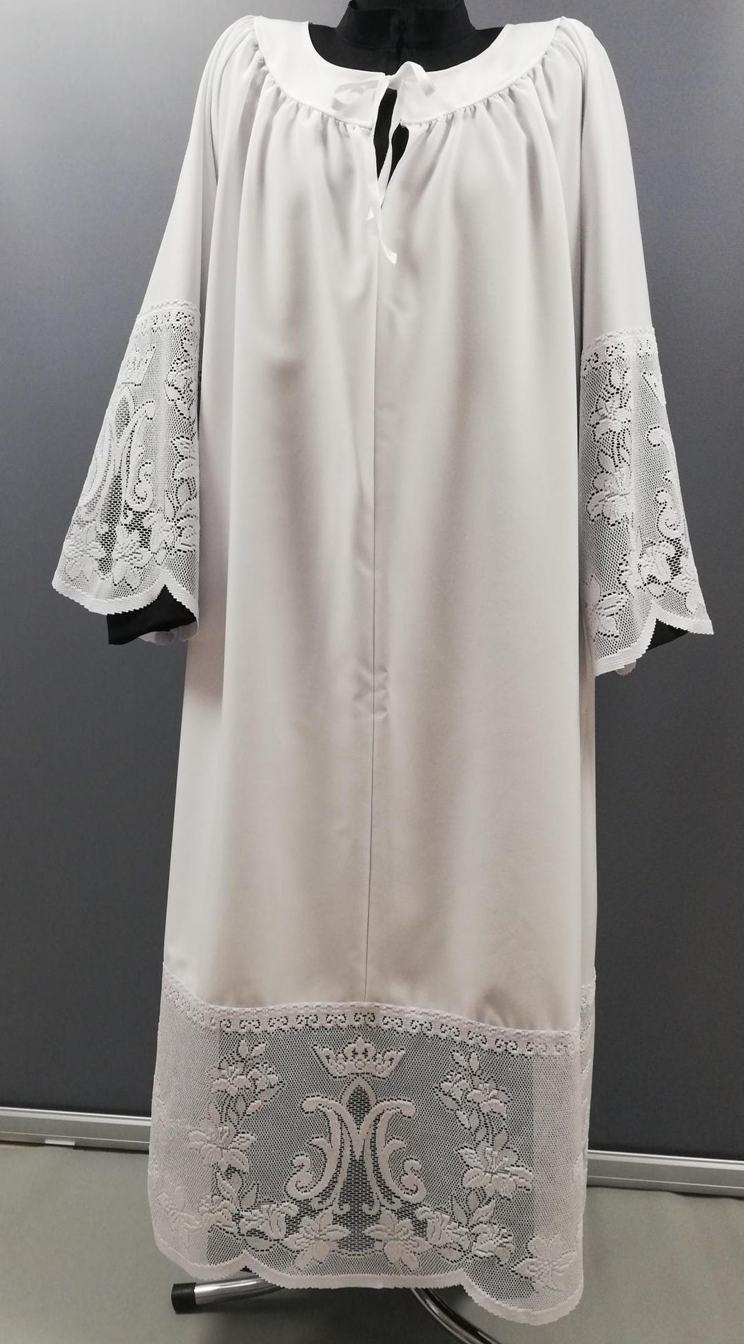 Marian Lace Alb With Square Neck Chasuble Vestments - Etsy