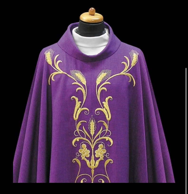 Purple Chasuble Vestments - Etsy