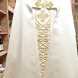 White Humeral Veil Embroidered Vestments - Etsy