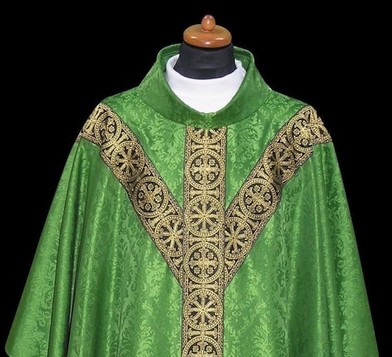 Green Chasuble Vestments | Etsy