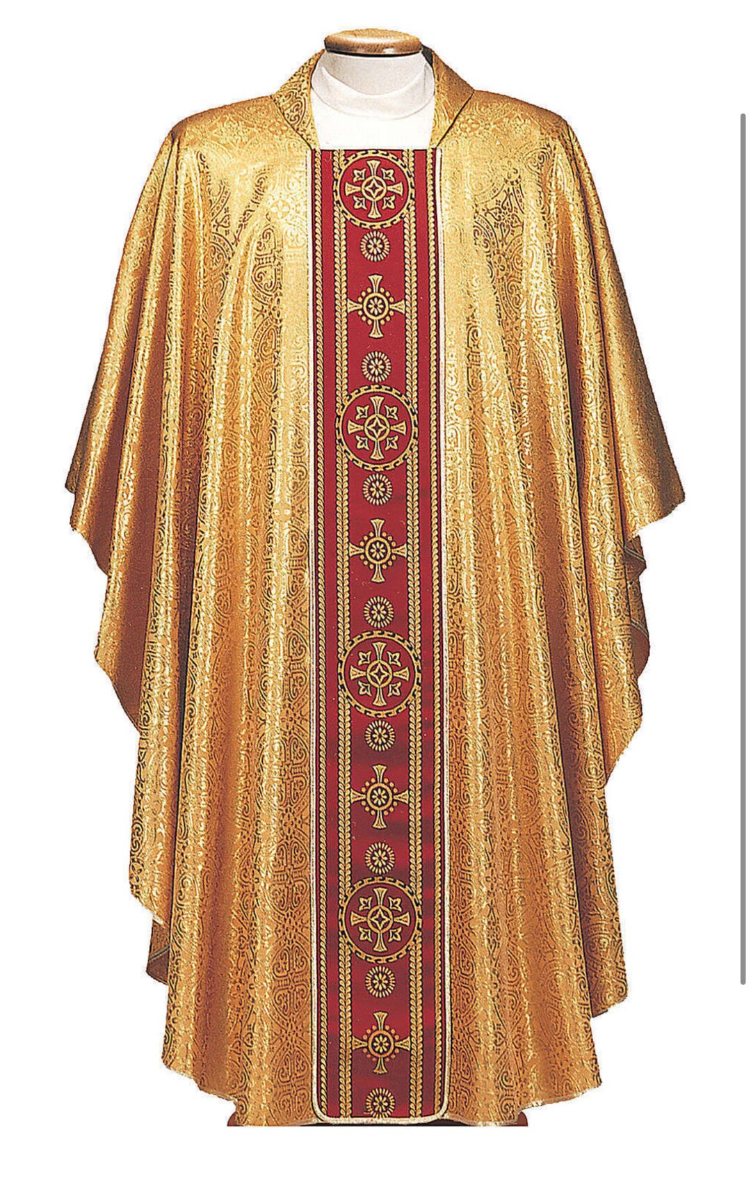 Gold Chasuble With Italian Trim Vestments - Etsy