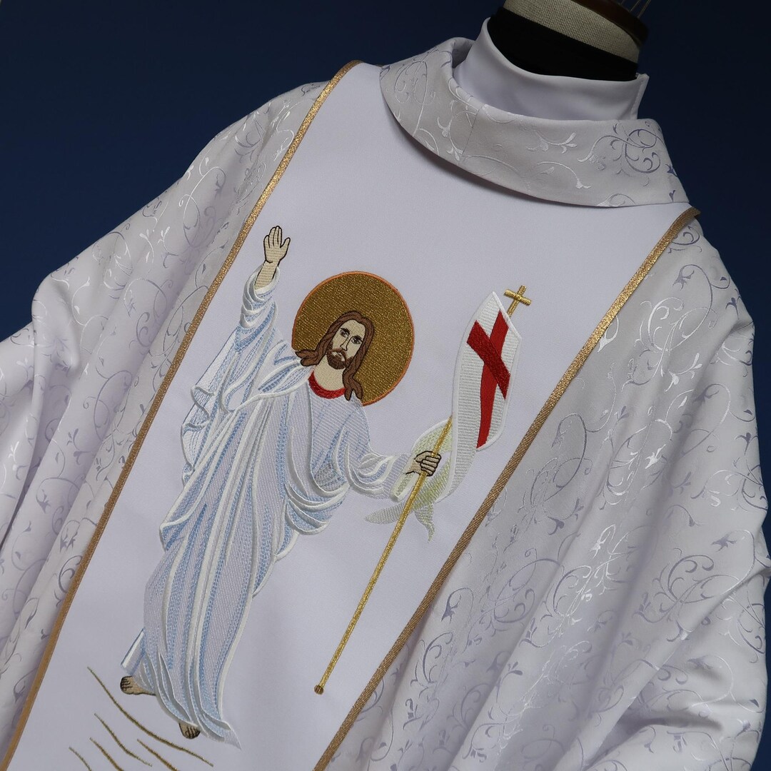 The Risen Christ Easter Chasuble, Vestment Casula Casulla Kasel - Etsy