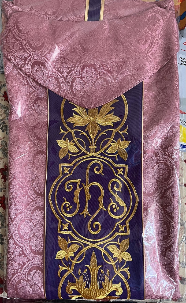 Rose Chasuble Vestments - Etsy