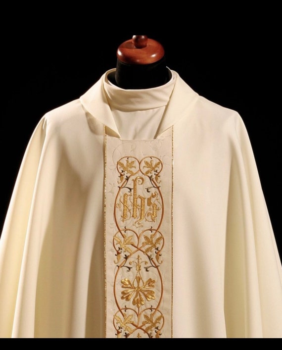 Cream Chasuble Vestments - Etsy