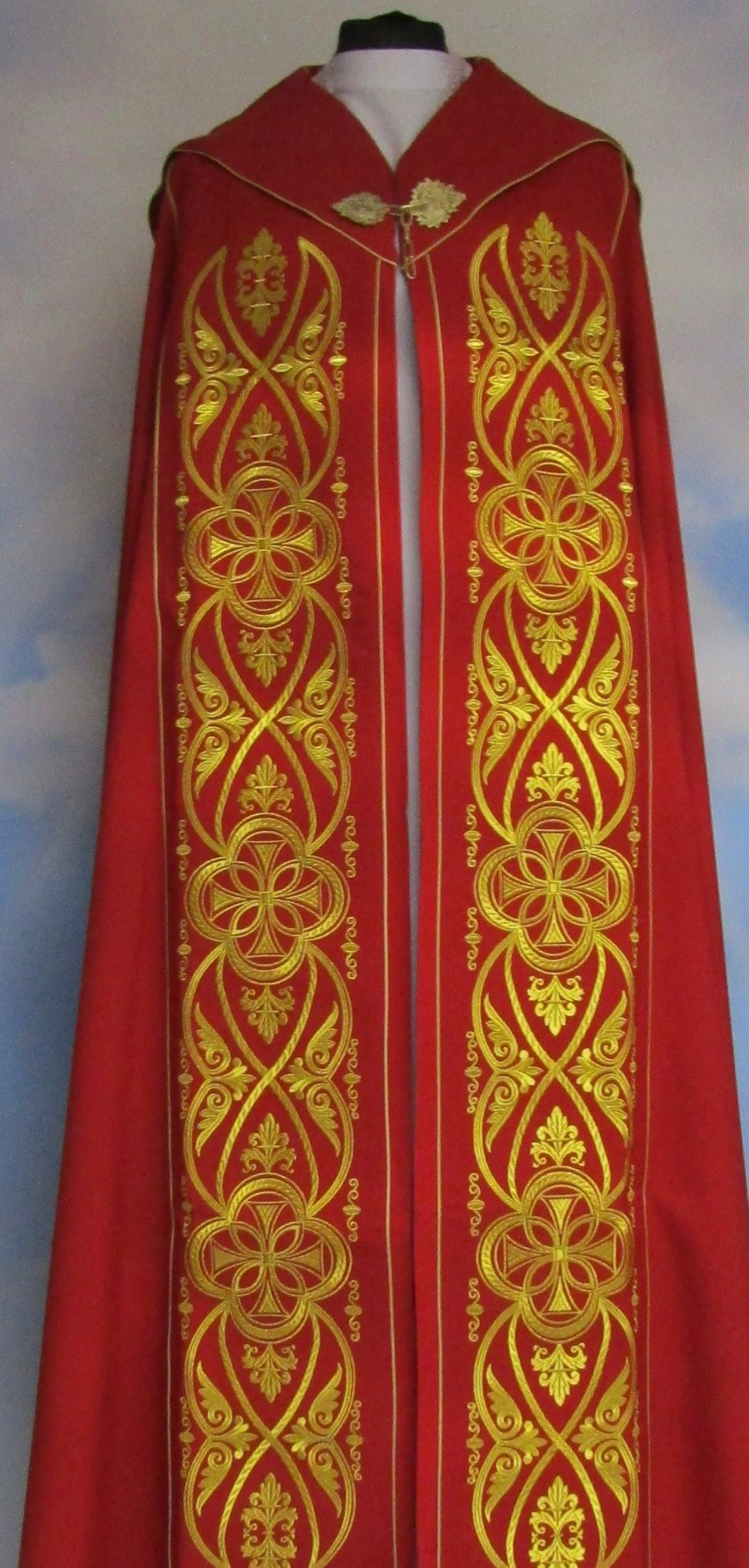 Red Cope Chasuble Vestments - Etsy