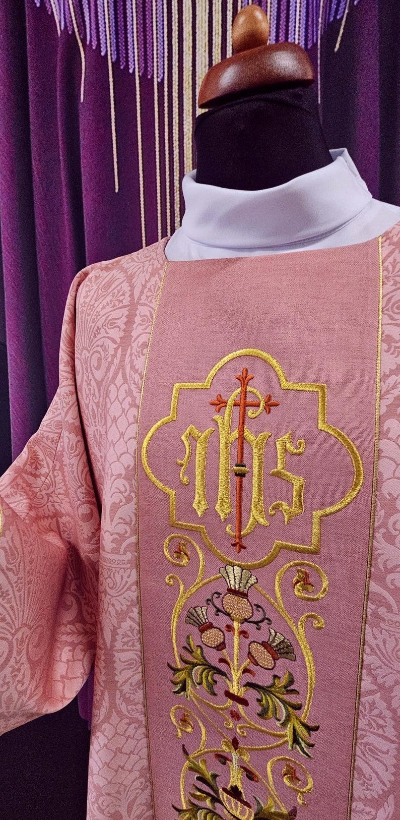 Rose Dalmatic Chasuble Vestments - Etsy