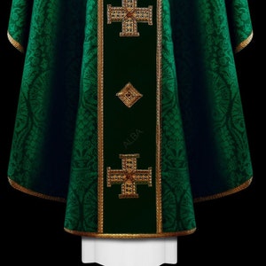 Green Chasuble Vestments Made in Italy - Etsy
