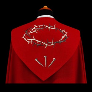 Red Cope Chasuble Vestments - Etsy