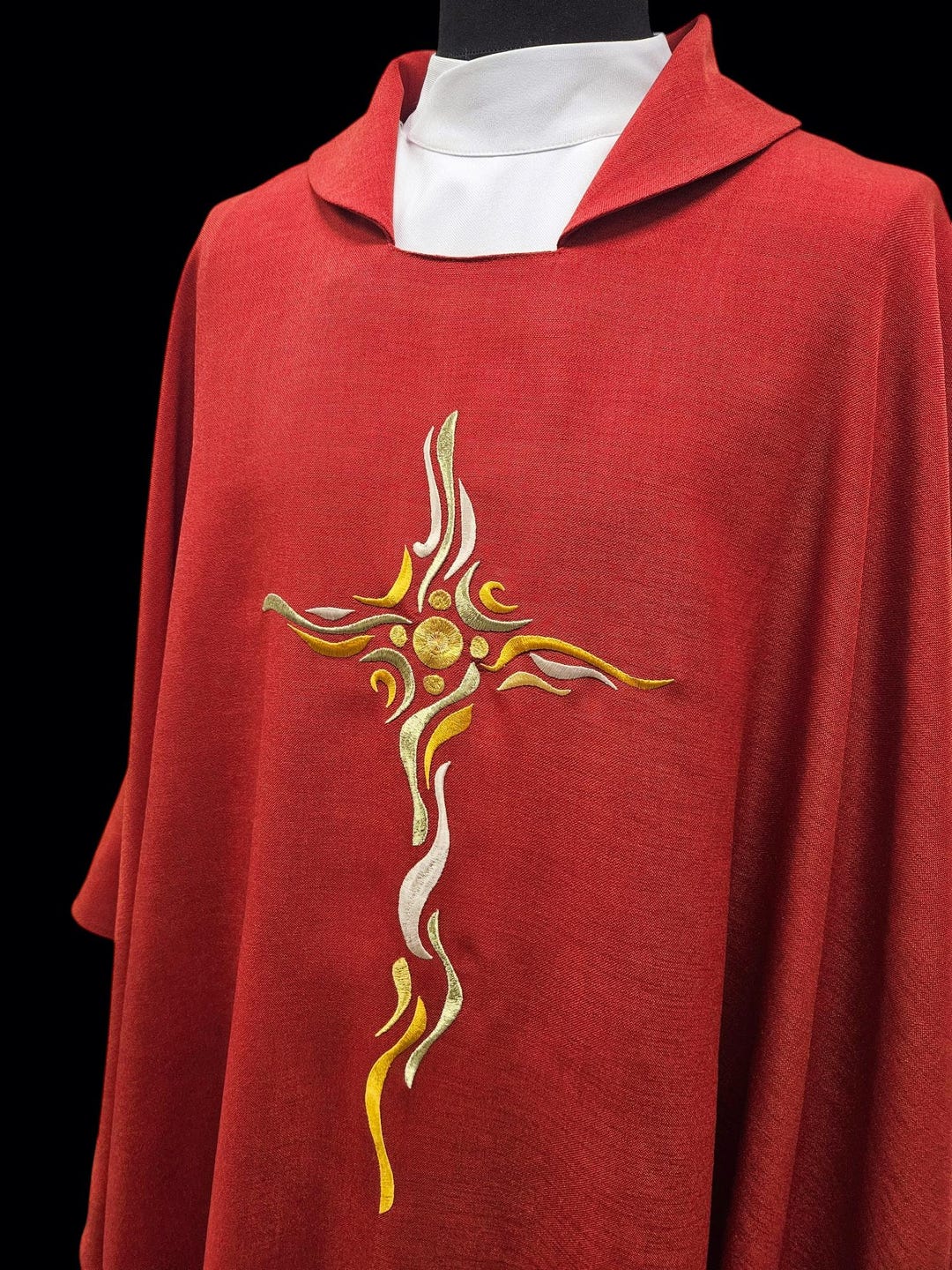 Red Chasuble Vestment Lent Passion Design - Etsy