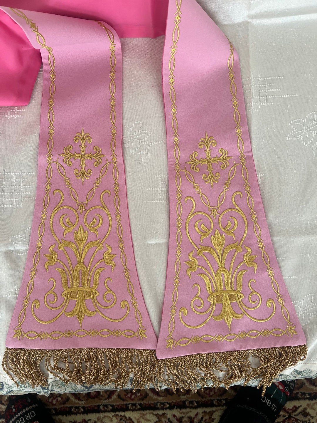 Rose Roman Stole Vestments - Etsy