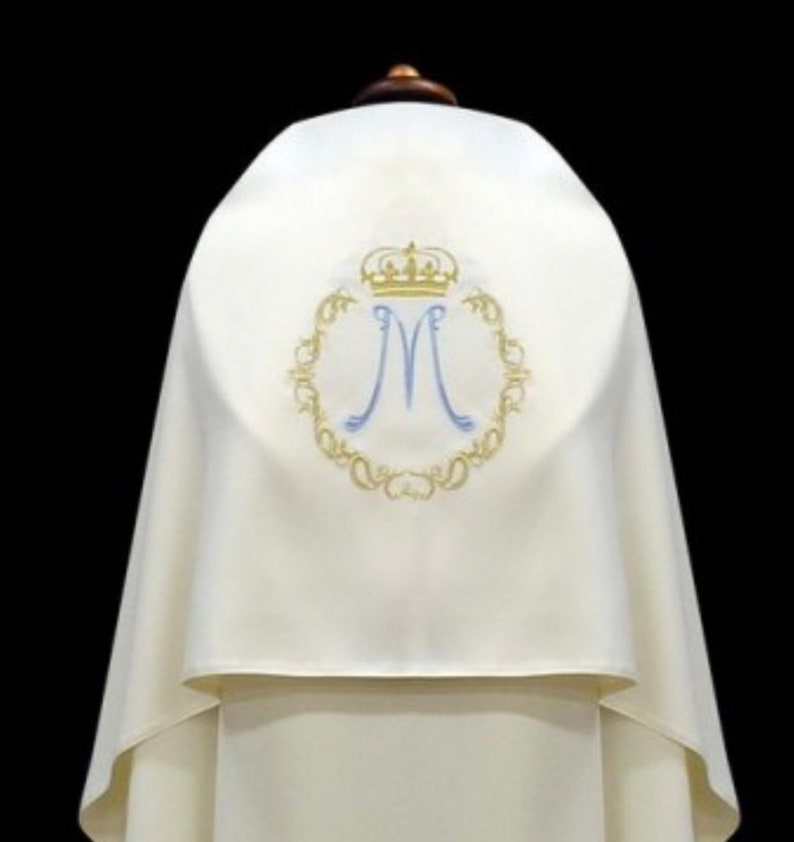 White Marian Humeral Veil - Etsy