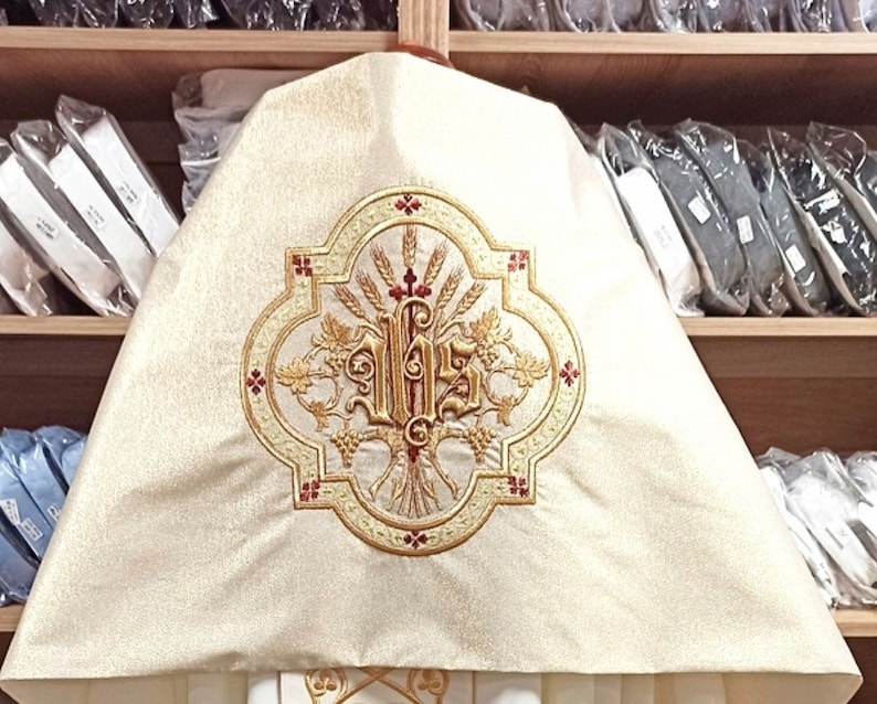 Gold Brocate Humeral Veil IHS Design Vestments - Etsy