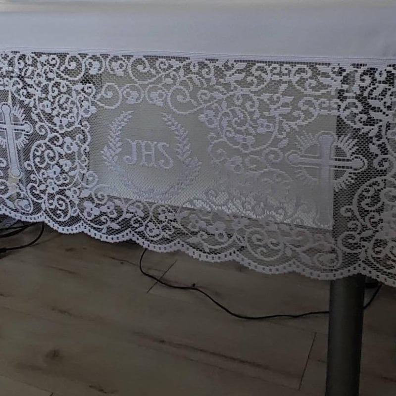 Church Alter Cloth With Lace - Etsy