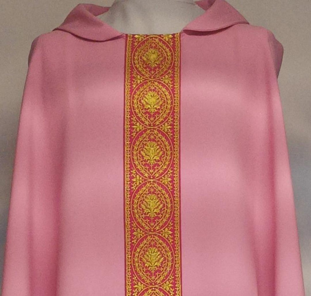 Rose Chasuble With Matching Table Vestments - Etsy