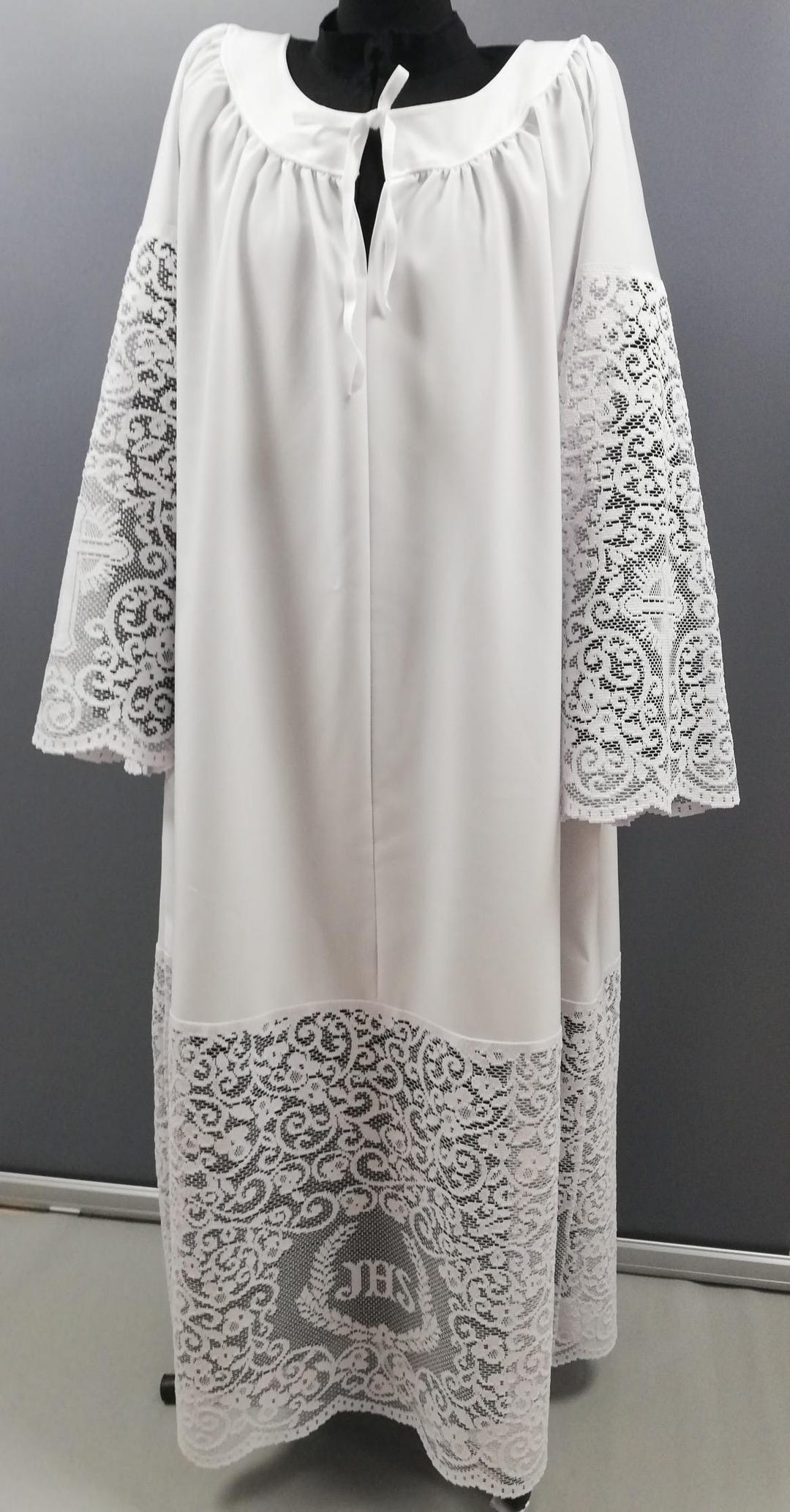 Lace Alb With Square Neck Chasuble Vestments - Etsy
