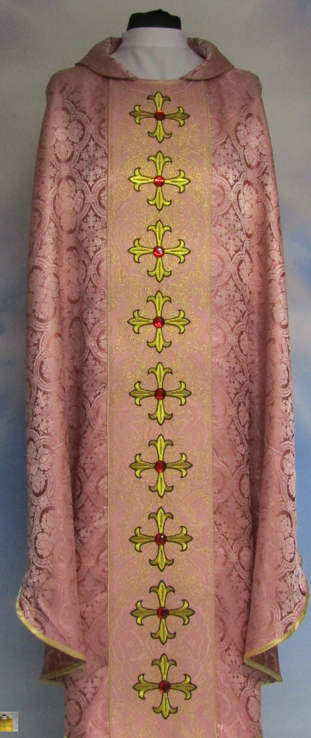 Rose Chasuble Vestments - Etsy