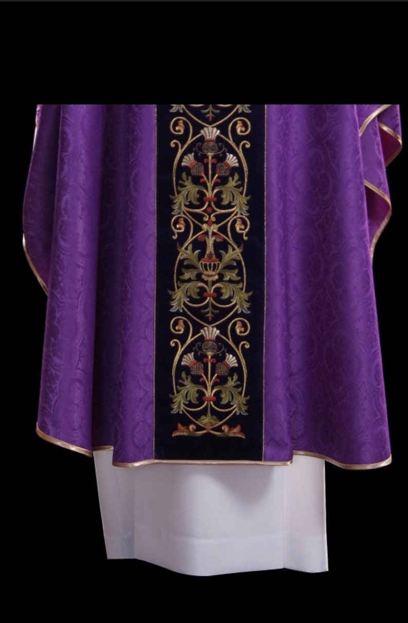 Purple Chasuble Vestments - Etsy