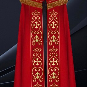 Red Cope Chasuble Vestments - Etsy