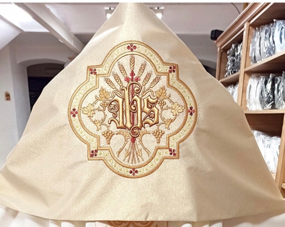 Gold Brocate Humeral Veil IHS Design Vestments - Etsy