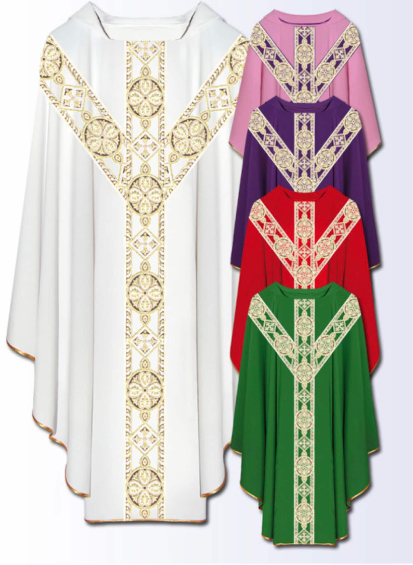 All Colors Chasuble Vestments - Etsy