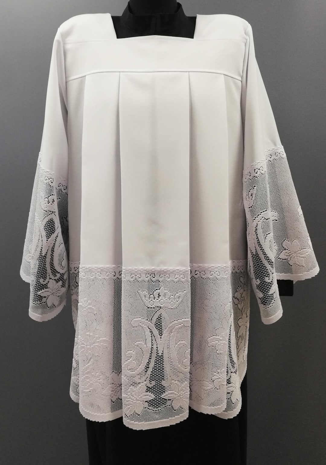 Marian Roman Style Lace Surplice Chasuble Cotta - Etsy