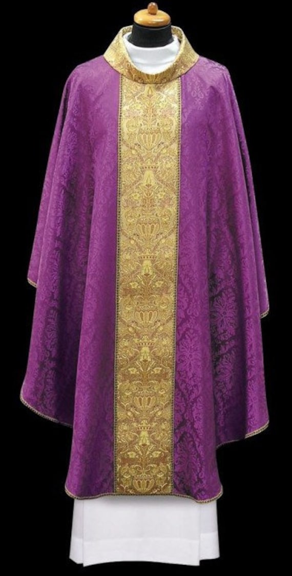 Purple Chasuble Vestments - Etsy