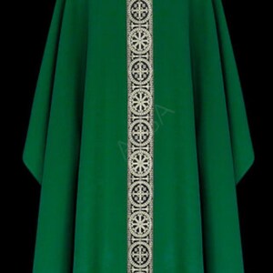Green With Trim Chasuble Vestments - Etsy