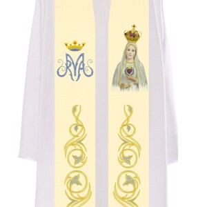 Our Lady of Fatima Marian Table Vestments - Etsy