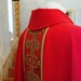 Red Italian Trim Chasuble Vestments - Etsy