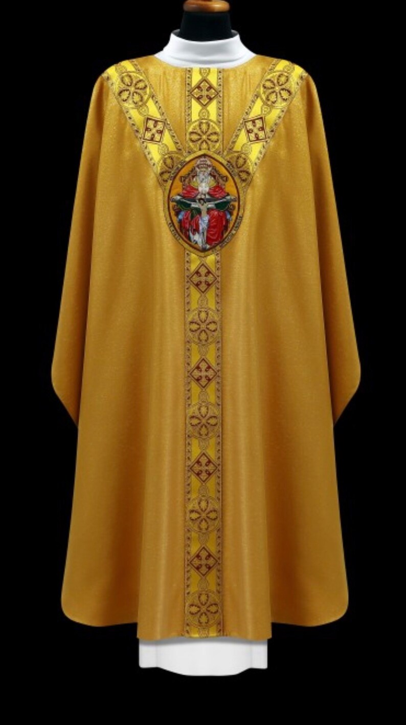 Gold Holy Trinity Chasuble Vestments - Etsy