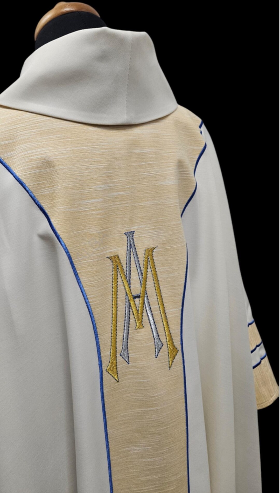 Wool Marian Chasuble Vestments - Etsy