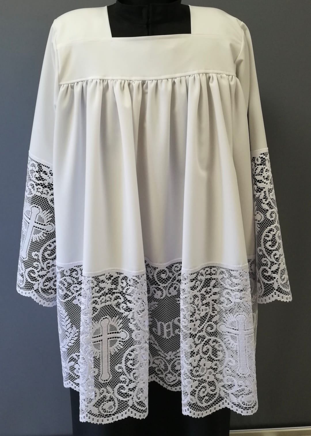Roman Style Lace Surplice Chasuble Vestment - Etsy