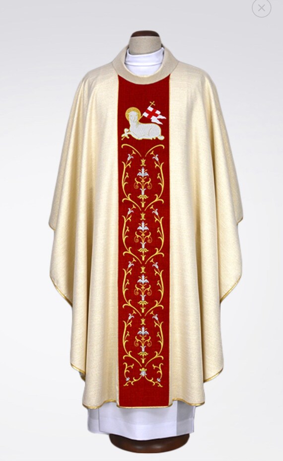Easter Lamb Chasuble Vestments - Etsy